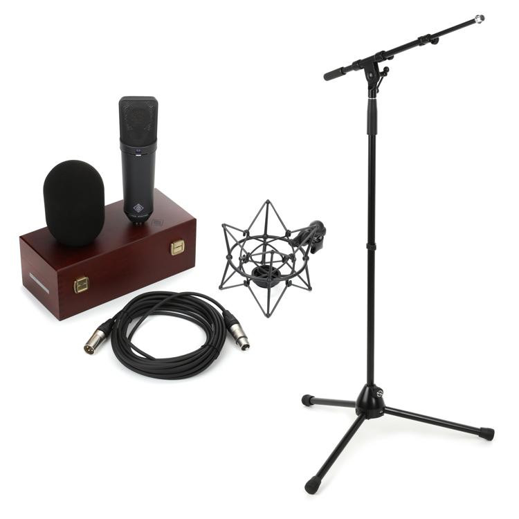 Neumann U 87 Ai Set Large-Diaphragm Condenser Microphone Bundle with ...
