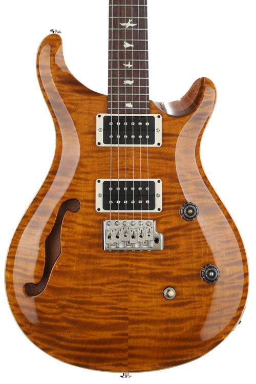 PRS CE 24 Semi-Hollow Electric Guitar - Amber | Sweetwater