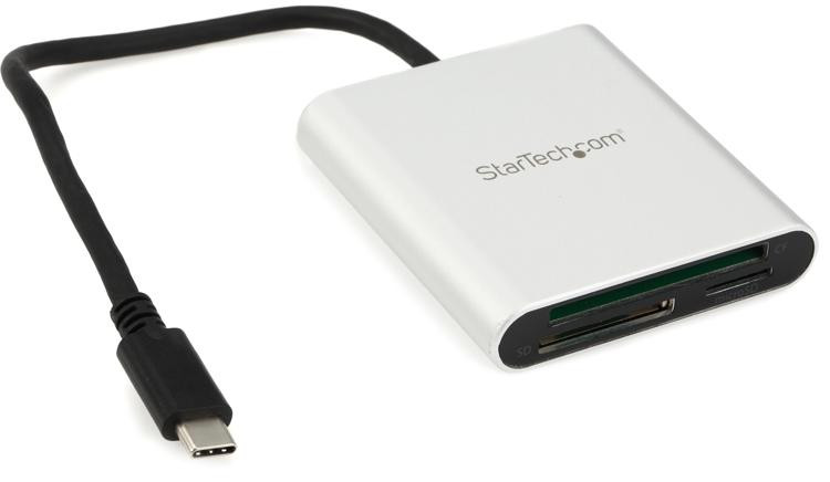 Startech USB 3.0 Flash Memory Multi-Card Reader/Writer with USB-C ...