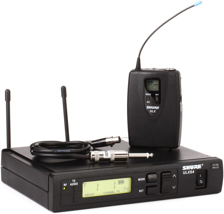 Shure ULXS14 Wireless Guitar System - G3 Band | Sweetwater