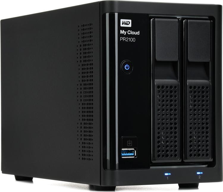 Western Digital My Cloud PR2100 Pro Series NAS Server - 2-bay | Sweetwater