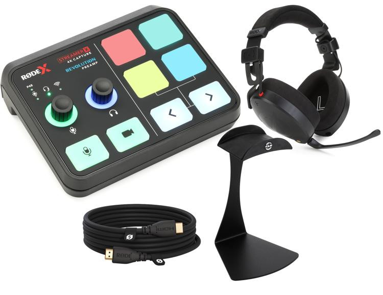 Rode Streamer X Audio Interface and Video Capture Card with Headset ...