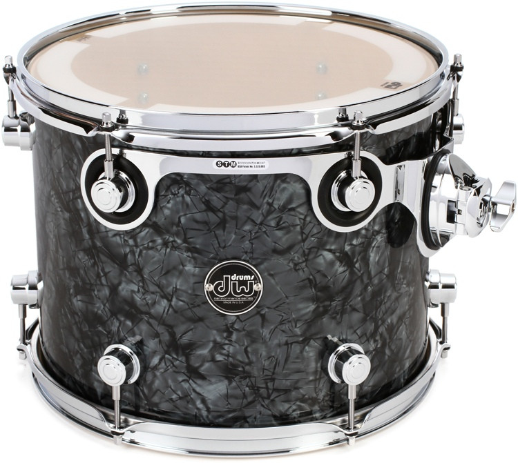 DW Performance Series Mounted Tom - 10 x 13 inch - Black Diamond ...