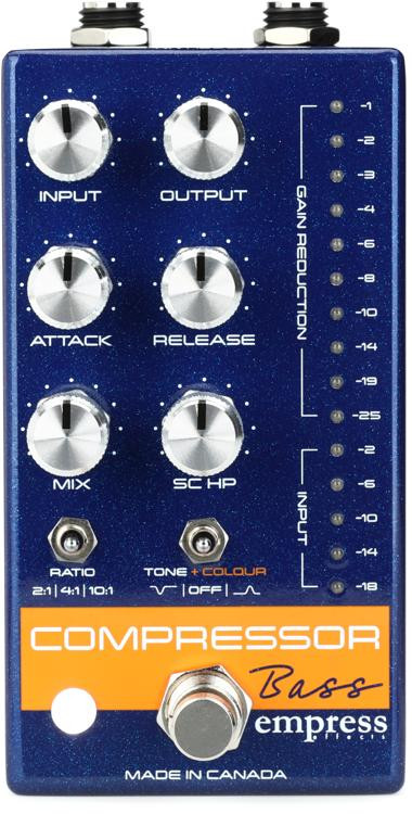 Empress Bass Compressor Pedal - Blue | Sweetwater