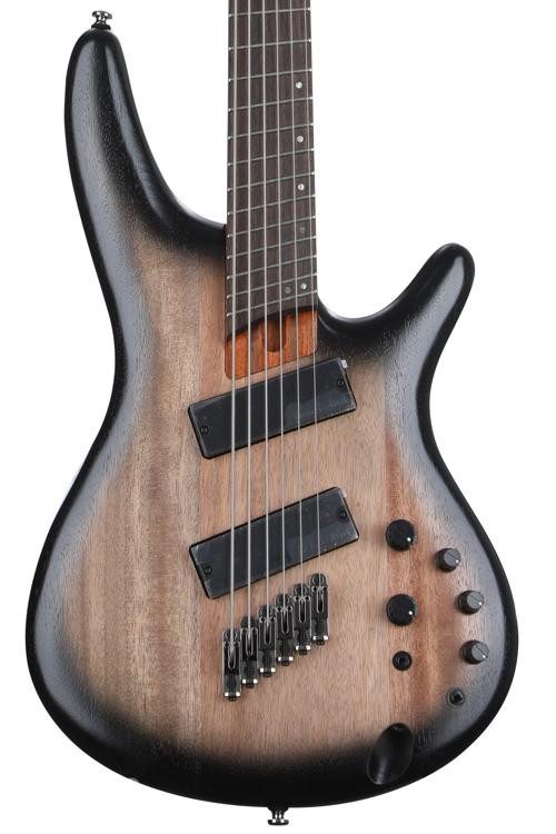 Bass Workshop SRC6MS 6-string Multi-Scale Bass Guitar - Black Stained ...