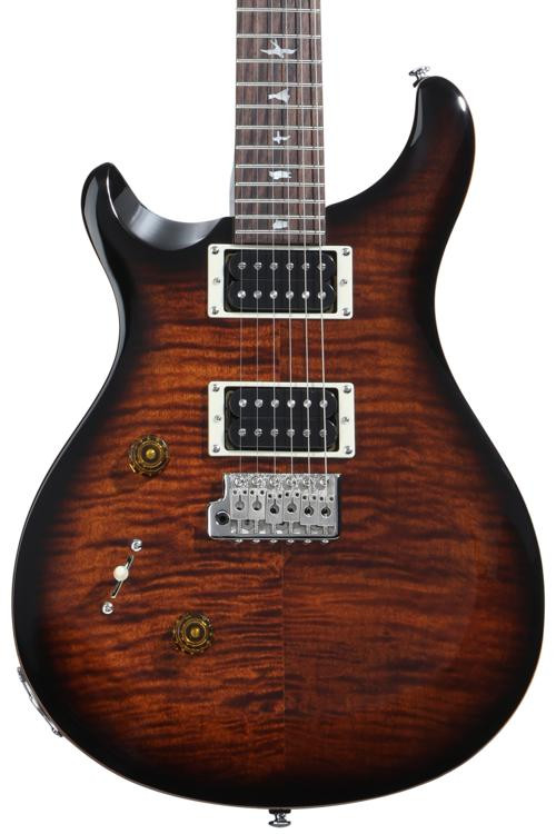 PRS SE Custom 24 Left-handed Electric Guitar - Black Gold Sunburst ...
