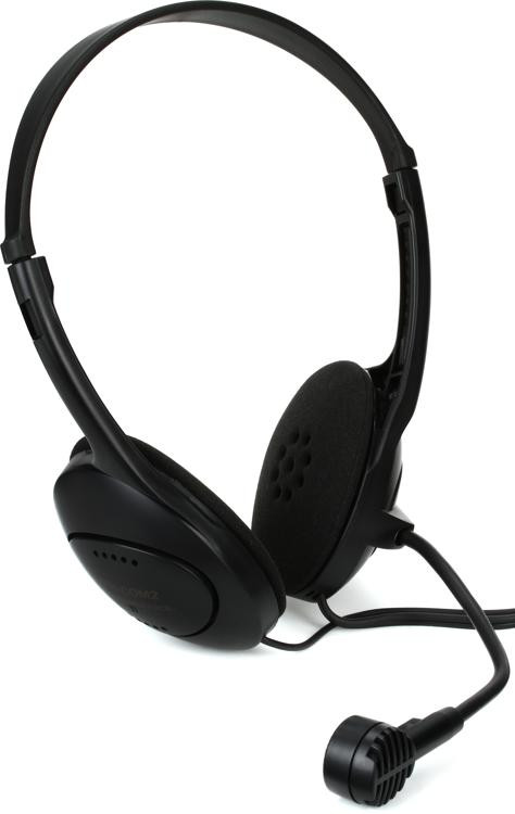 Audio-Technica ATH-COM2 Stereophone with Dynamic Boom Microphone ...