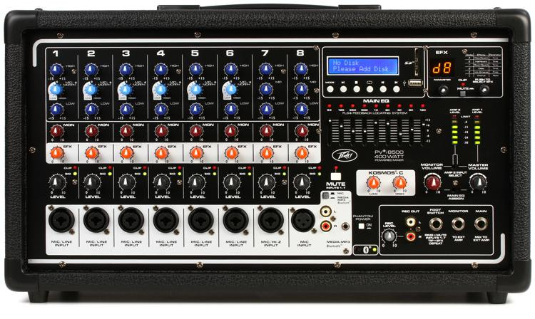 Peavey PVi 8500 8-channel 400W Powered Mixer | Sweetwater