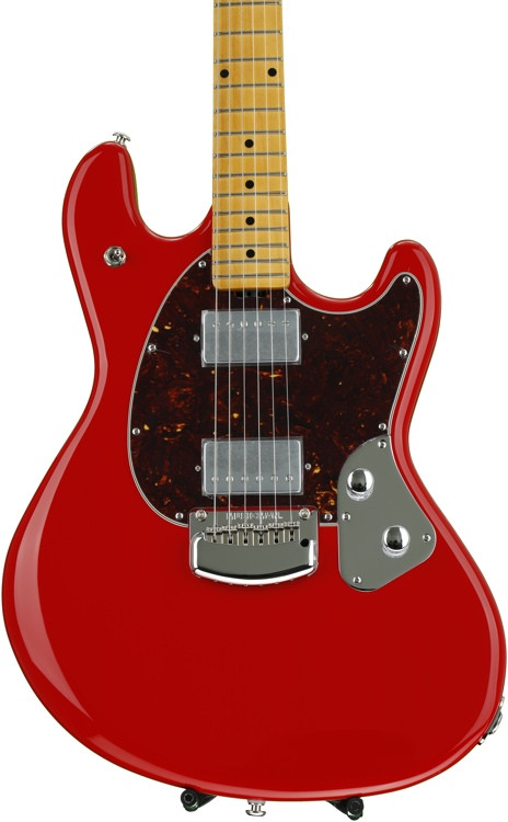 Ernie Ball Music Man StingRay Guitar - Chili Red | Sweetwater