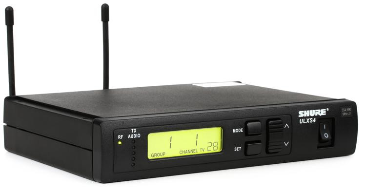 Shure ULXS4 Wireless Receiver - J1 Band | Sweetwater