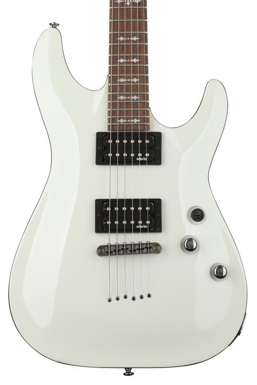 Schecter Omen-6 Electric Guitar - Gloss White | Sweetwater