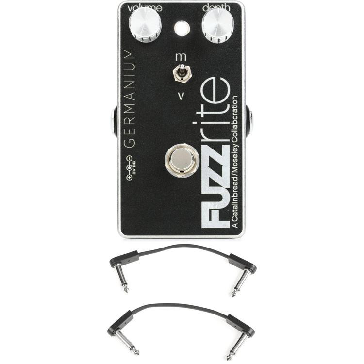 Catalinbread Fuzzrite Germanium Fuzz Pedal with 3 Patch Cables | Sweetwater