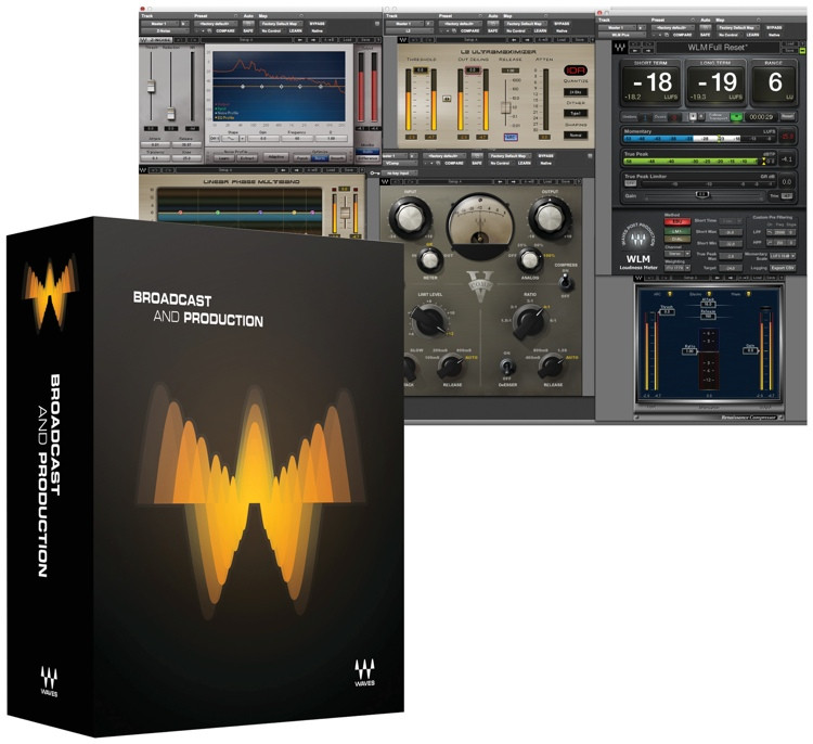 Waves Broadcast & Production Plug-in Bundle for Academic Institutions ...