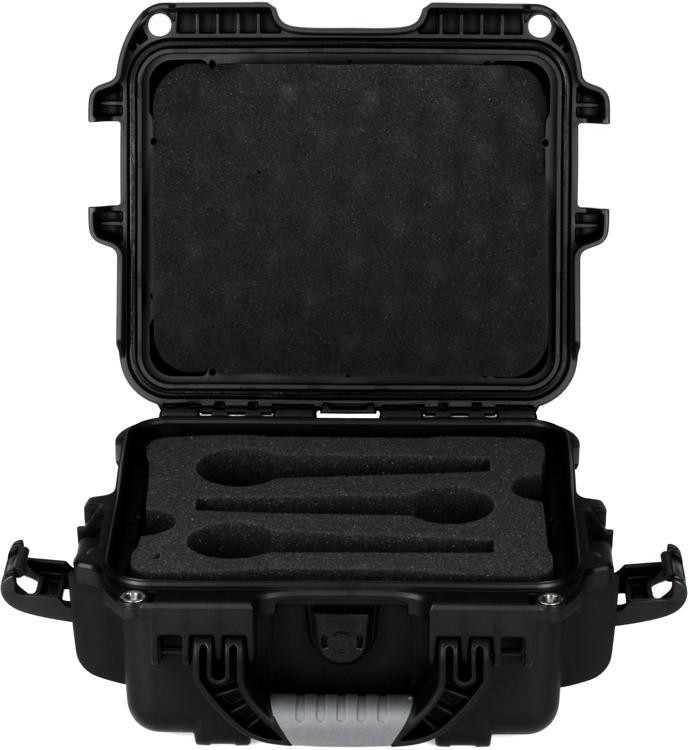 Gator GM-06-MIC-WP Waterproof Injection-molded 6 Microphone Case ...