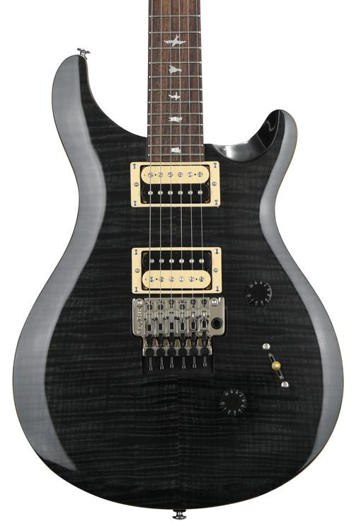PRS SE Custom 24 Floyd Electric Guitar - Gray Black | Sweetwater