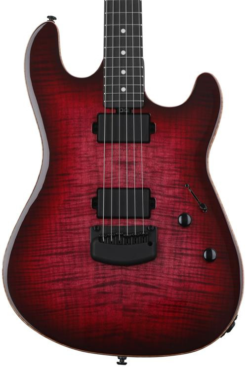 Ernie Ball Music Man Sabre HT Electric Guitar - Raspberry Burst ...