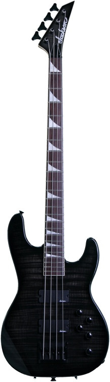 Jackson JS3 Concert Bass - Transparent Black | Sweetwater