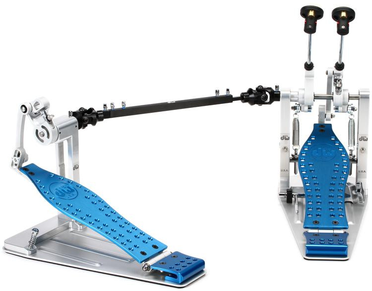 DW MDD Machined Direct Drive Double Bass Drum Pedal - Blue | Sweetwater