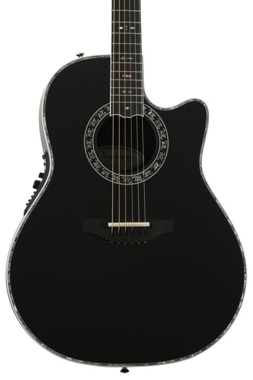 Ovation Custom Legend Contour LX - Black | Sweetwater