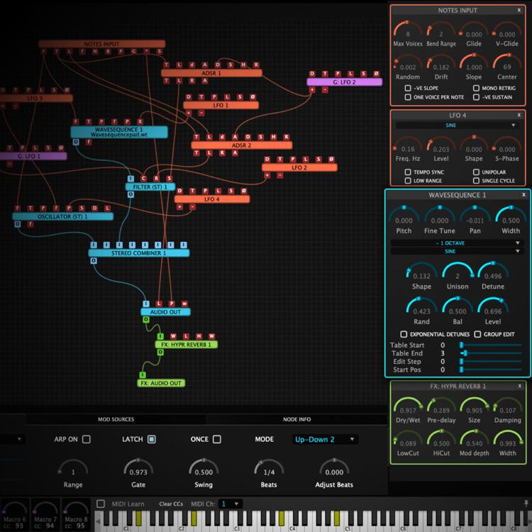 Tracktion Hyperion Software Synthesizer | Sweetwater