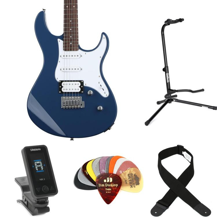 Yamaha PAC112V Pacifica Essentials Bundle - United Blue | Sweetwater
