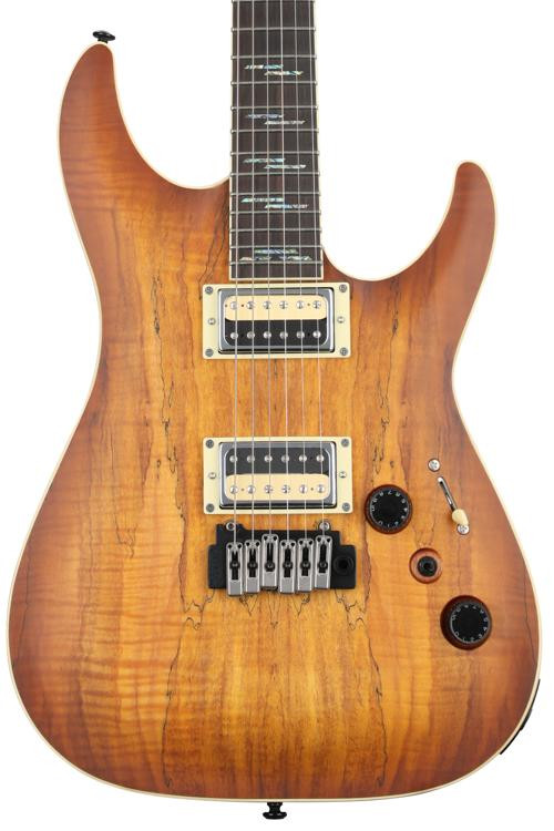Schecter C-1 Exotic Spalted Maple Electric Guitar - Satin Natural ...