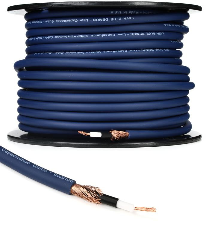 Lava Cable Instrument Wire - Blue Demon (priced per foot) | Sweetwater
