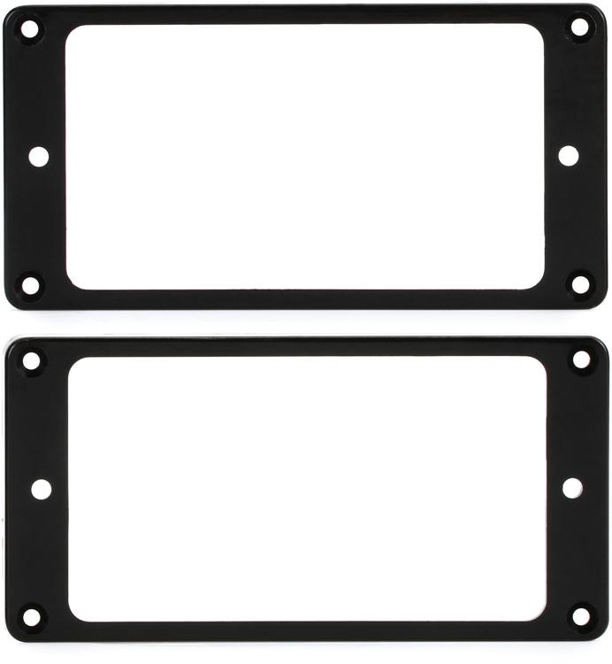 PRS Humbucker Pickup Rings - Black - Slanted | Sweetwater