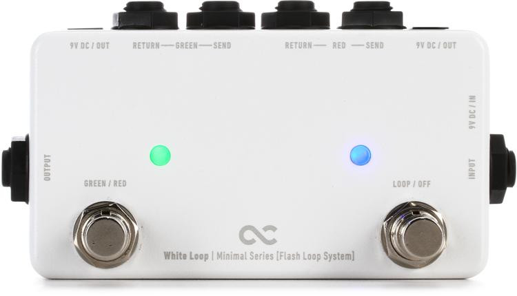 One Control White Loop Flash Switcher Pedal | Sweetwater