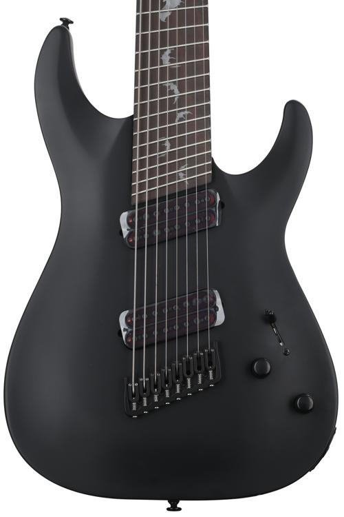 Schecter Damien-8 Multiscale 8-string Electric Guitar - Satin Black ...