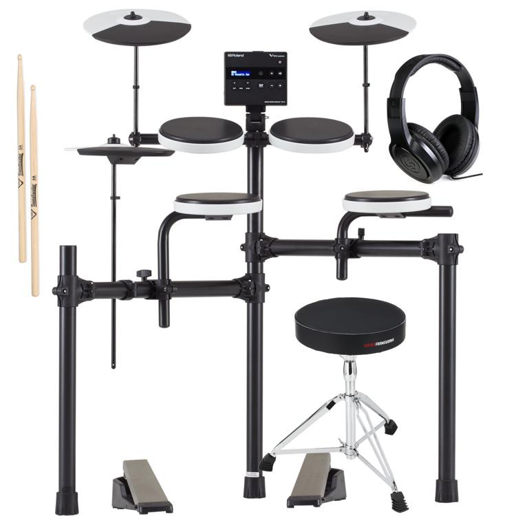 Roland V-Drums TD-02K Electronic Drum Set Essentials Bundle | Sweetwater