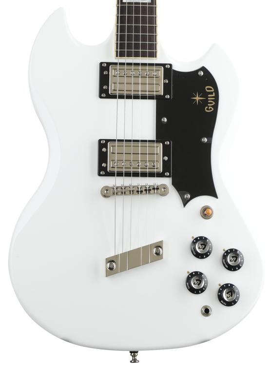 Guild S-100 Polara Electric Guitar - White | Sweetwater