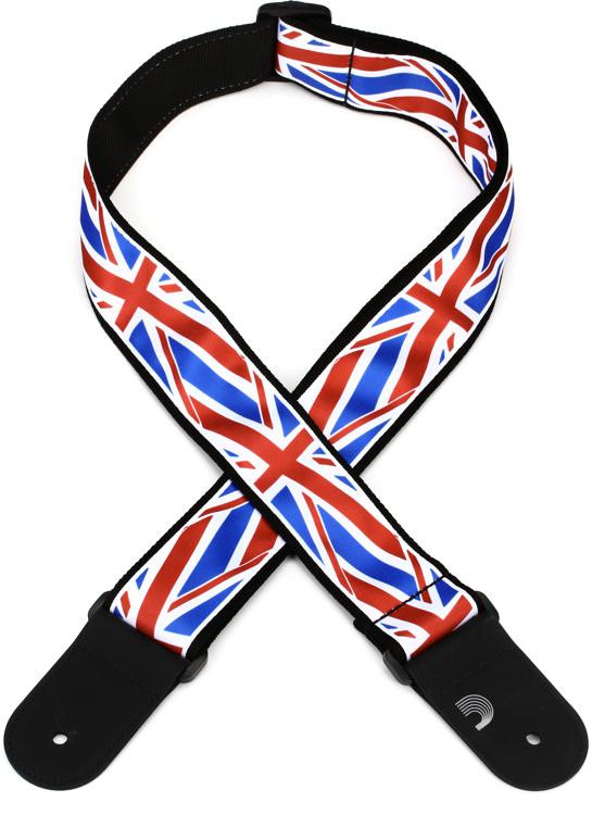 D'Addario 50mm Woven Guitar Strap - Union Jack | Sweetwater