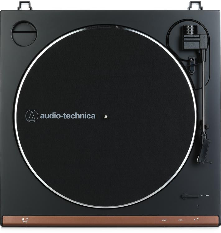 Audio-Technica AT-LP60X Automatic Belt-Drive Turntable - Brown | Sweetwater