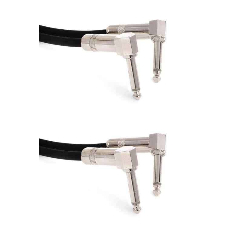 Pro Co EGLL-2 Excellines Right Angle to Right Angle Patch Cable (2-Pack ...