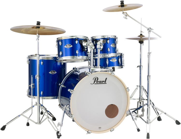 Pearl Export EXX725S/C 5-piece Drum Set with Snare Drum - High Voltage ...
