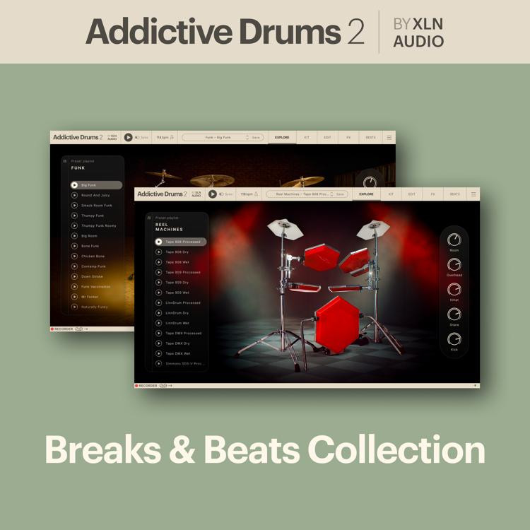 XLN Audio Addictive Drums 2: Breaks & Beats Collection Expansion Pack | Sweetwater