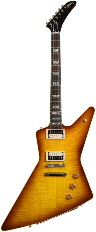 Gibson Custom '58 Explorer Flame Top LTD - Washed Cherry | Sweetwater