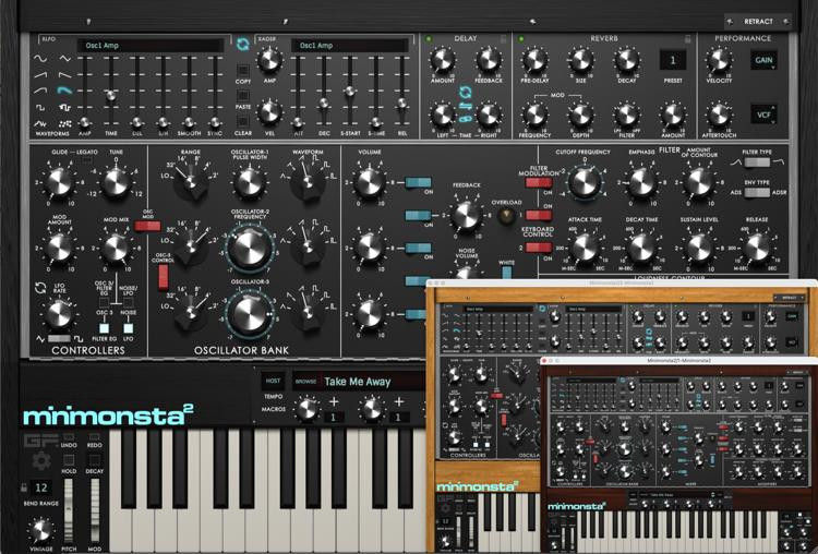 GForce Minimonsta 2 Virtual Analog Synthesizer | Sweetwater