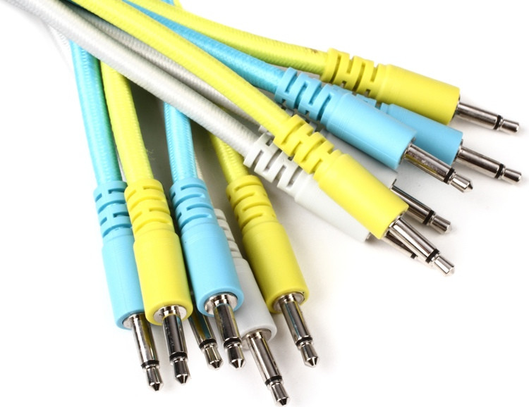 Nazca Audio Braided Modular Patch Cables - 6-pack | Sweetwater