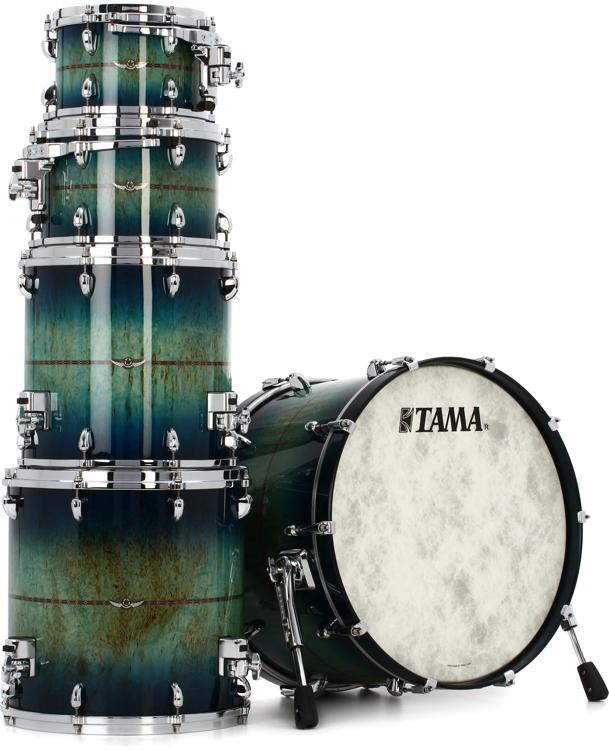 Tama STAR Bubinga Limited Edition 5-piece Shell Pack - Blue Viking ...