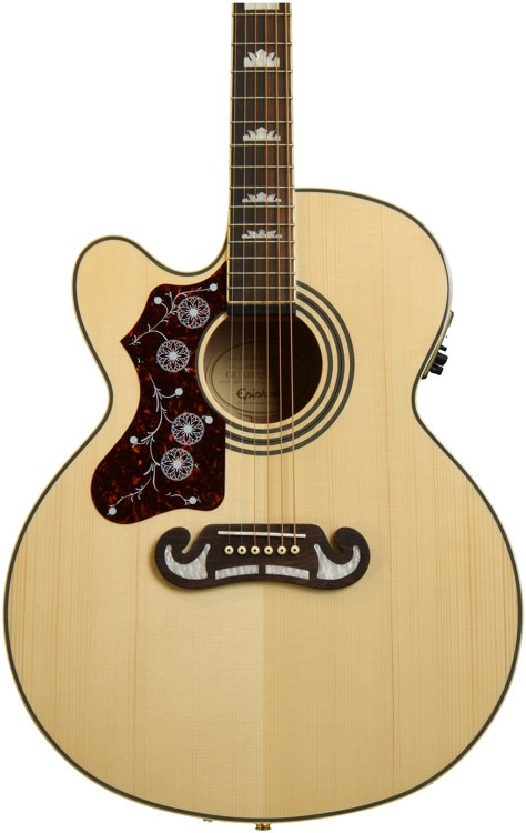 Epiphone Limited Edition EJ-200SCE Left Handed - Natural | Sweetwater
