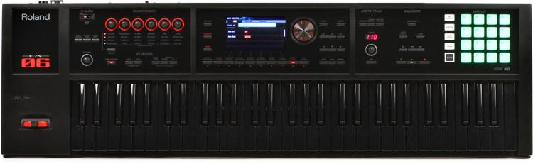 Roland FA-06B 61-key Music Workstation - Limted Edition Black on Black | Sweetwater