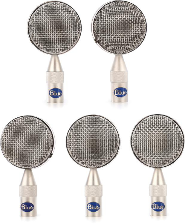 Blue Microphones Bottle Cap Kit 5 Microphone Capsule Kit with Carry ...