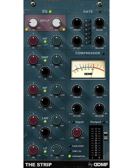 DDMF TheStrip Channel Strip Plug-in | Sweetwater