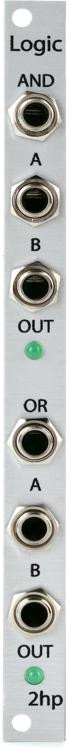 2HP Logic Eurorack Logic Module Module - Silver | Sweetwater