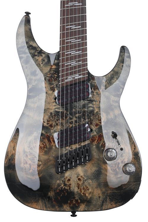 Schecter Omen Elite-7 Multiscale 7-string Electric Guitar - Charcoal ...