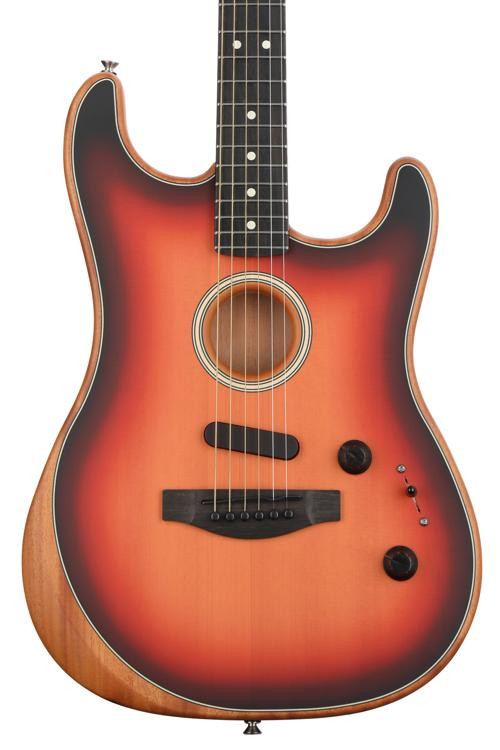 Fender American Acoustasonic Stratocaster Acoustic-electric Guitar - 3 ...