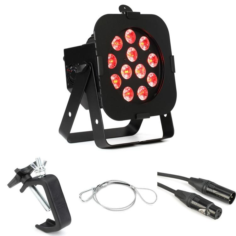 ADJ 12PX HEX RGBAW+UV LED Par Essentials Bundle | Sweetwater