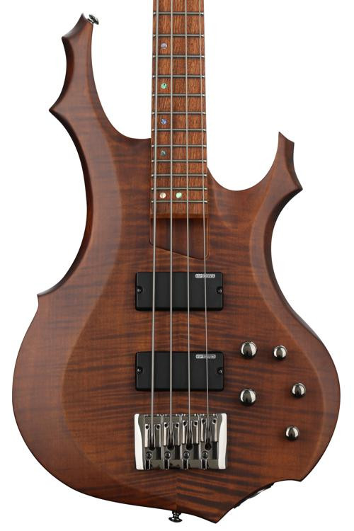 ESP LTD F-204FM - Walnut Brown Satin | Sweetwater